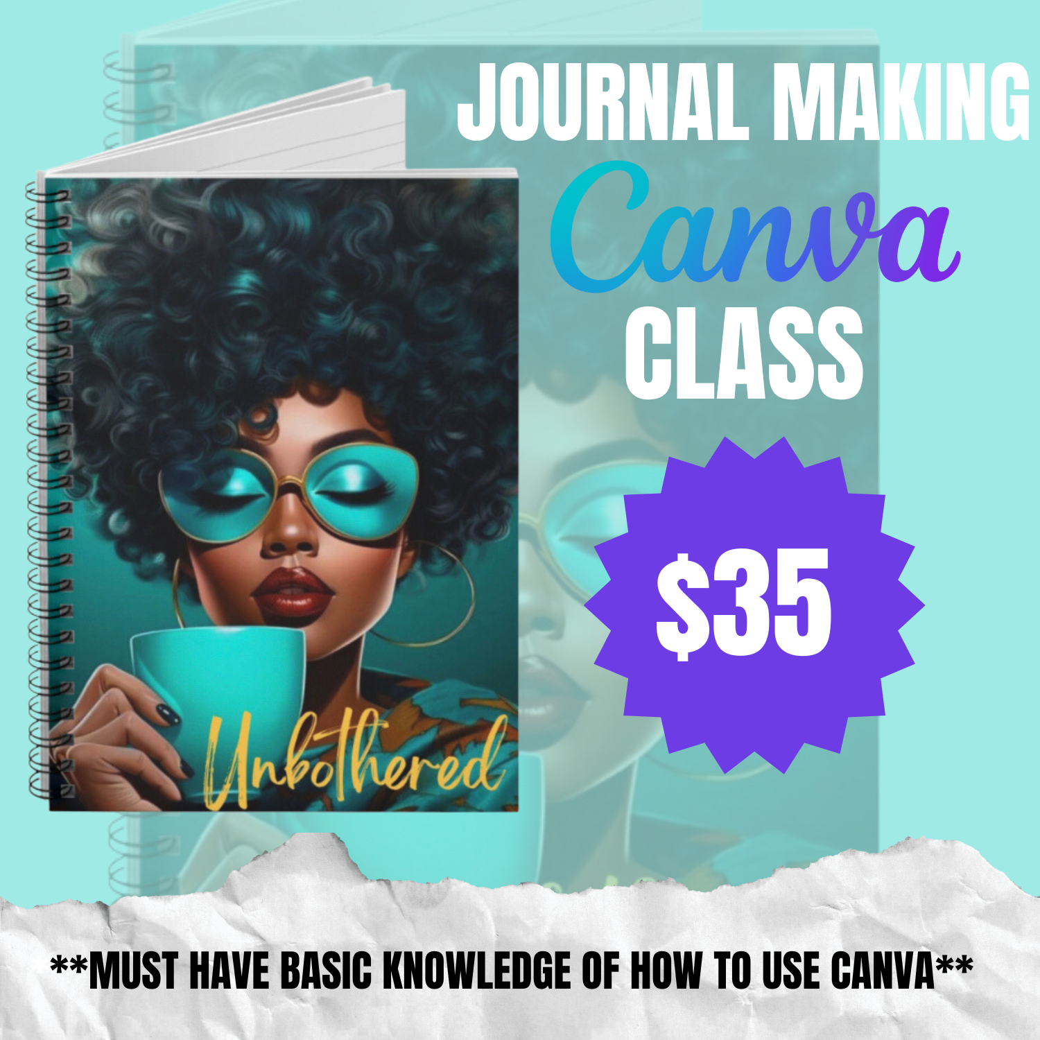 Journal Making Class – Pure Melanin Designz